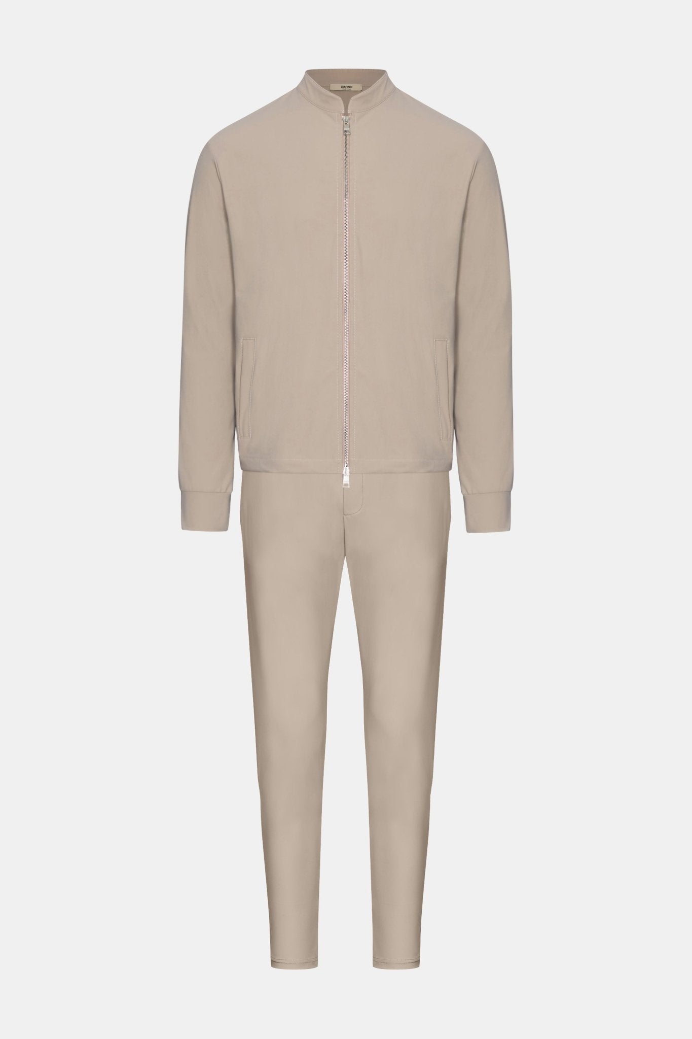 Light Beige Dynamic Tech Suit – Smart Casual Herenpak | DIMANO