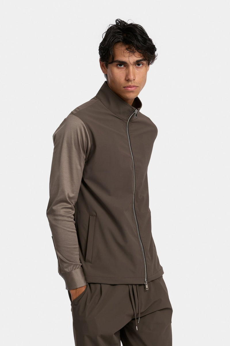 Mocha Brown Fuse Tech Vest – Premium Heren Vest | DIMANO