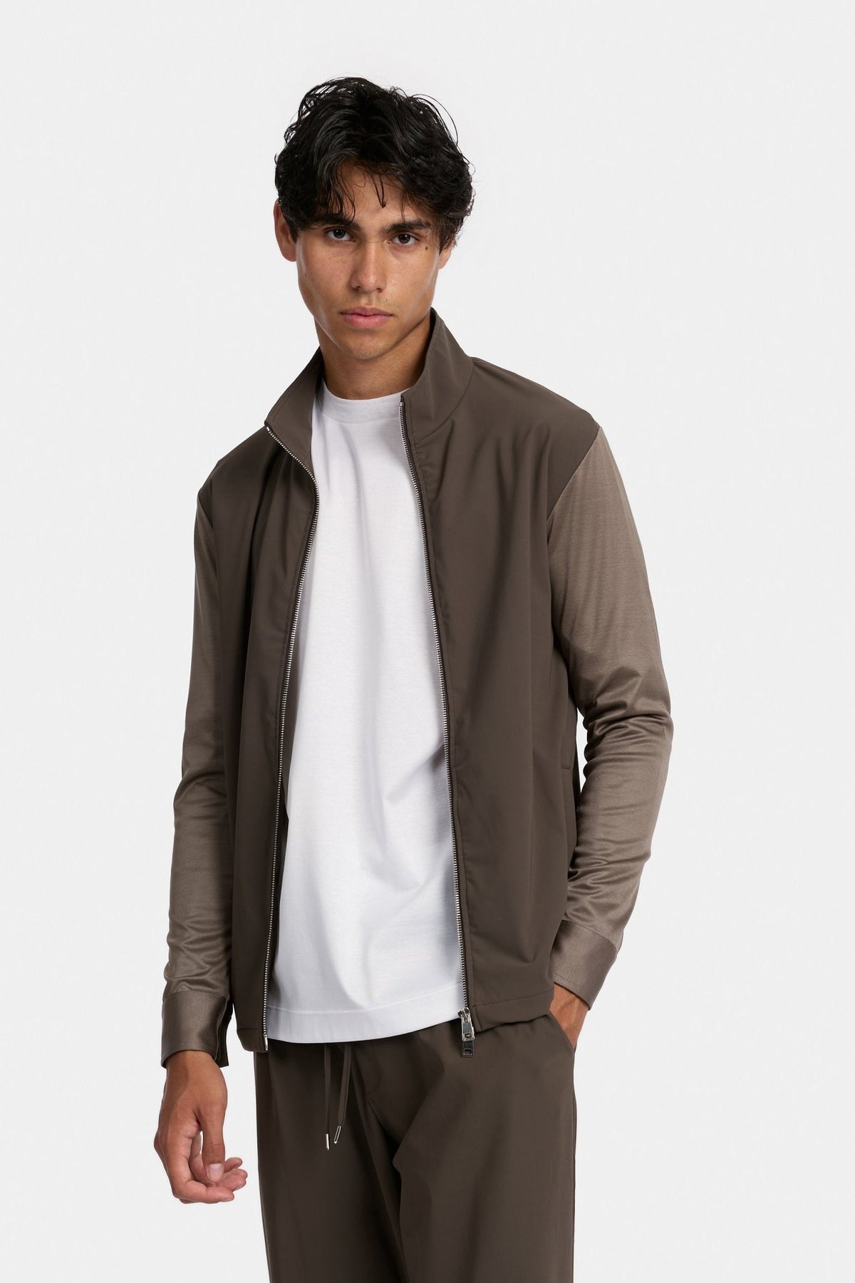 Mocha Brown Fuse Tech Vest – Premium Heren Vest | DIMANO