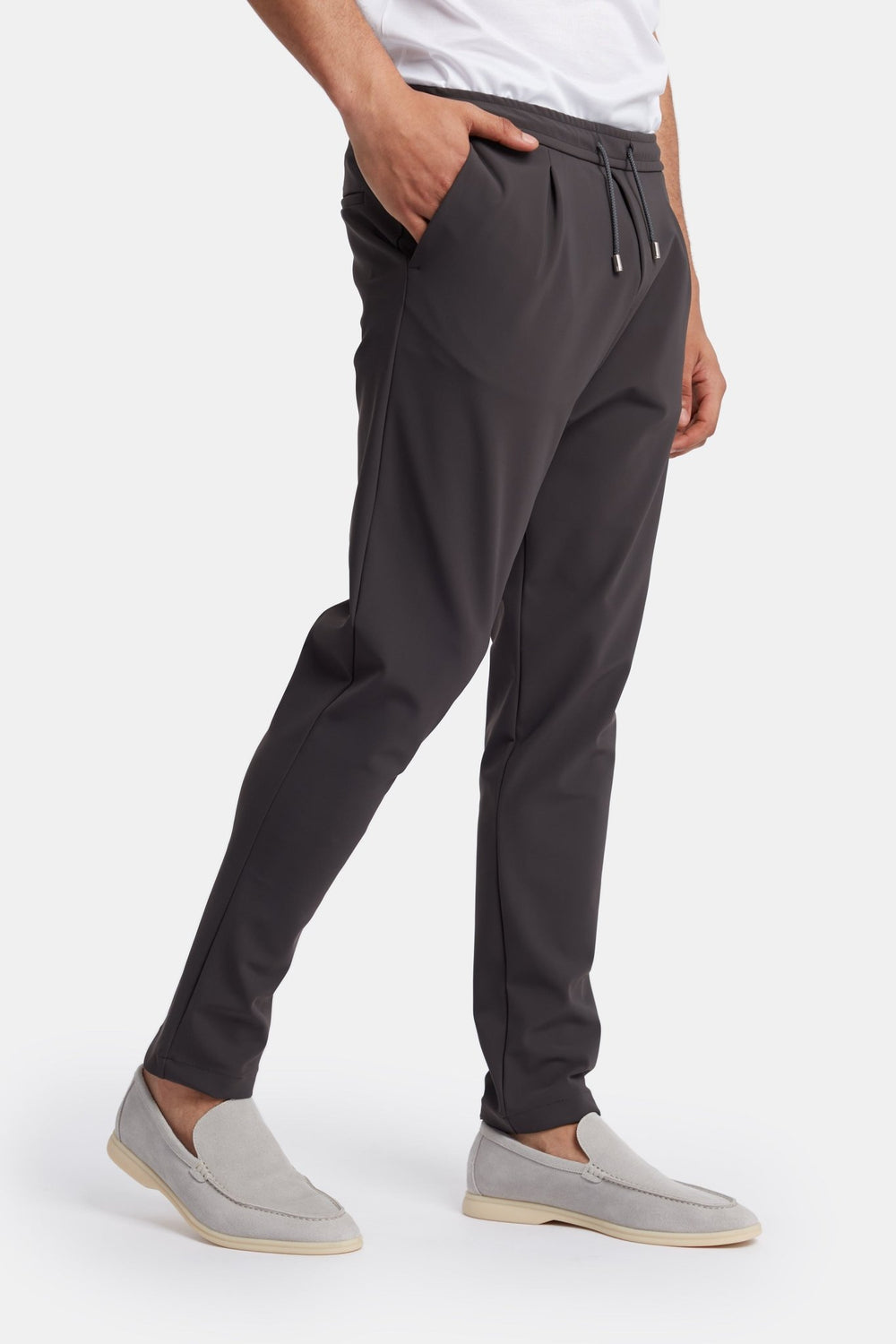 Slate Grey Smart Pants – Stijlvolle Heren Broek | DIMANO