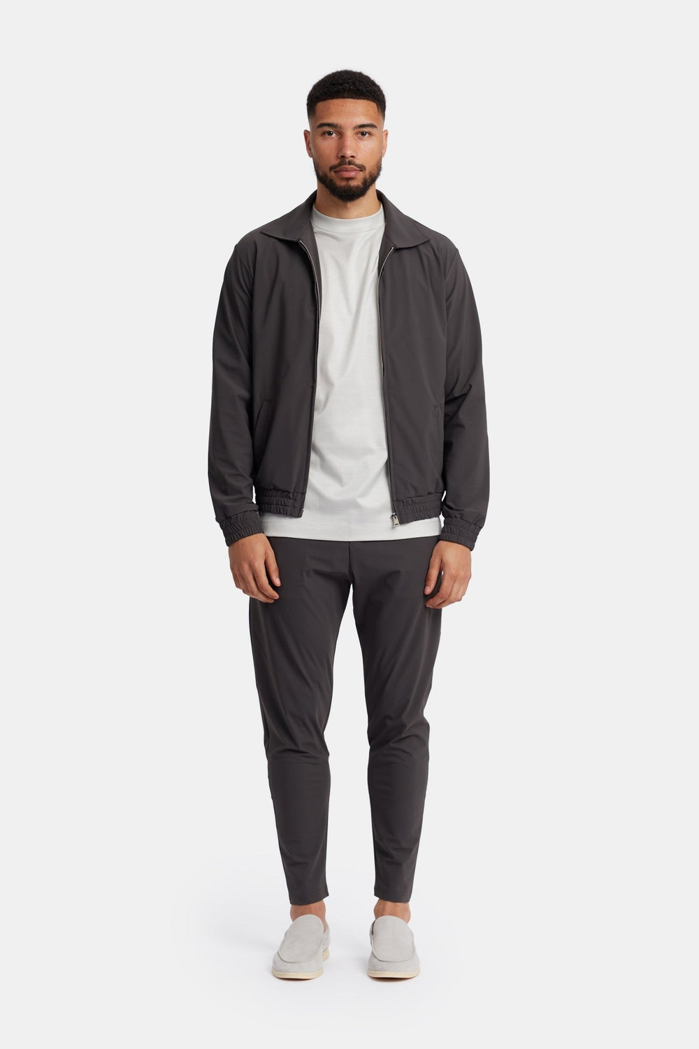Slate Grey Tech Suit – Smart Casual Herenpak | DIMANO